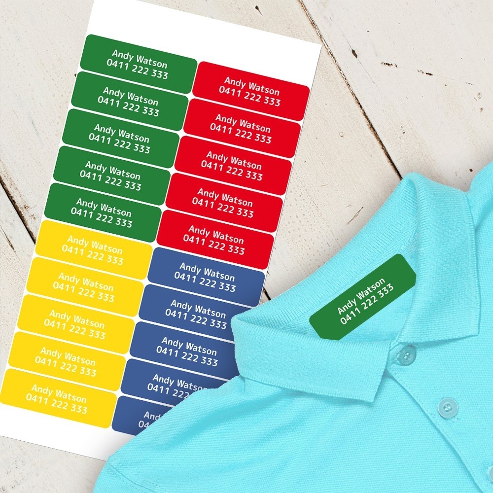 Classic Iron On Clothing Label - CustomiseMe by Harvey Norman