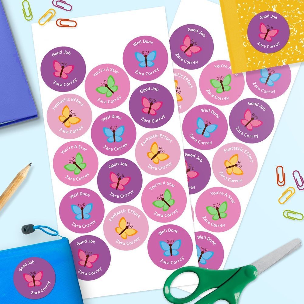Butterfly Reward Stickers - CustomiseMe by Harvey Norman