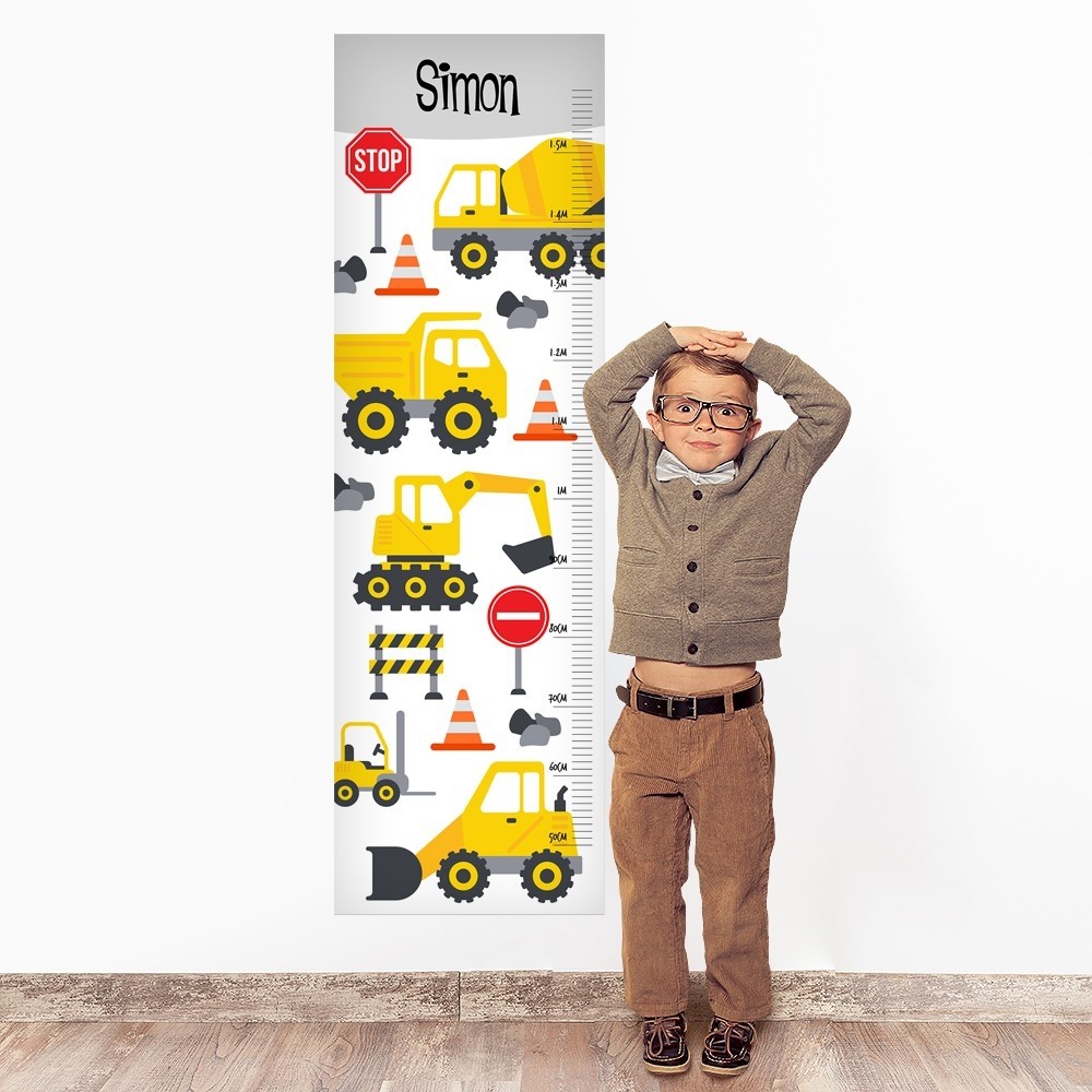 Little Digger Wall Decal Height Chart - CustomiseMe by Harvey Norman