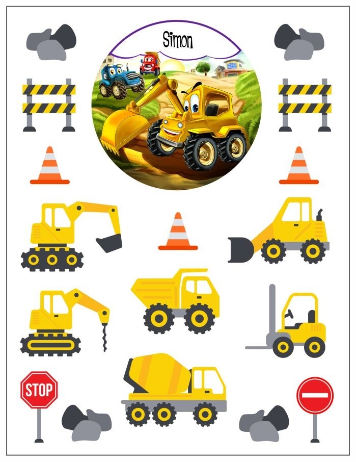 Little Digger Sticker Pack - CustomiseMe by Harvey Norman