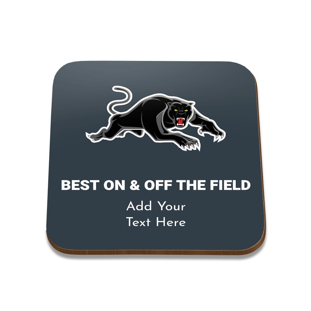NRL Panthers Square Coaster - CustomiseMe by Harvey Norman