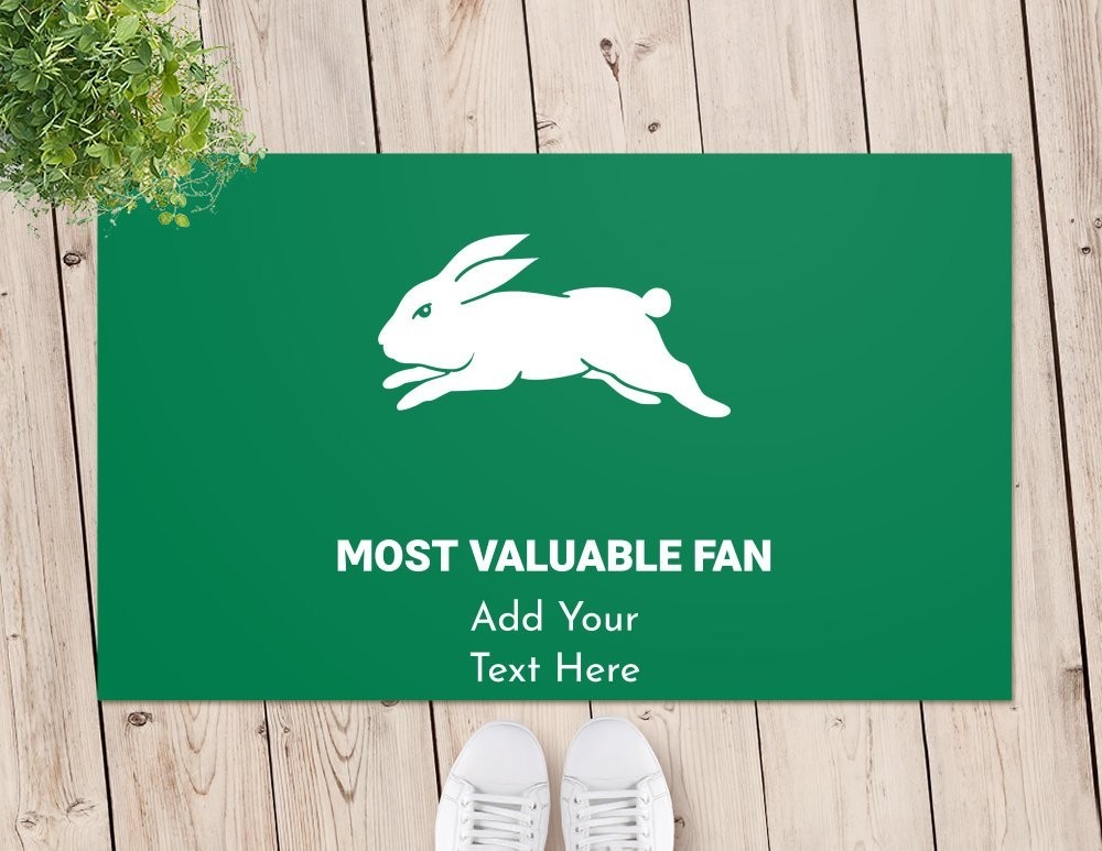 NRL Rabbitohs Door Mat - CustomiseMe by Harvey Norman