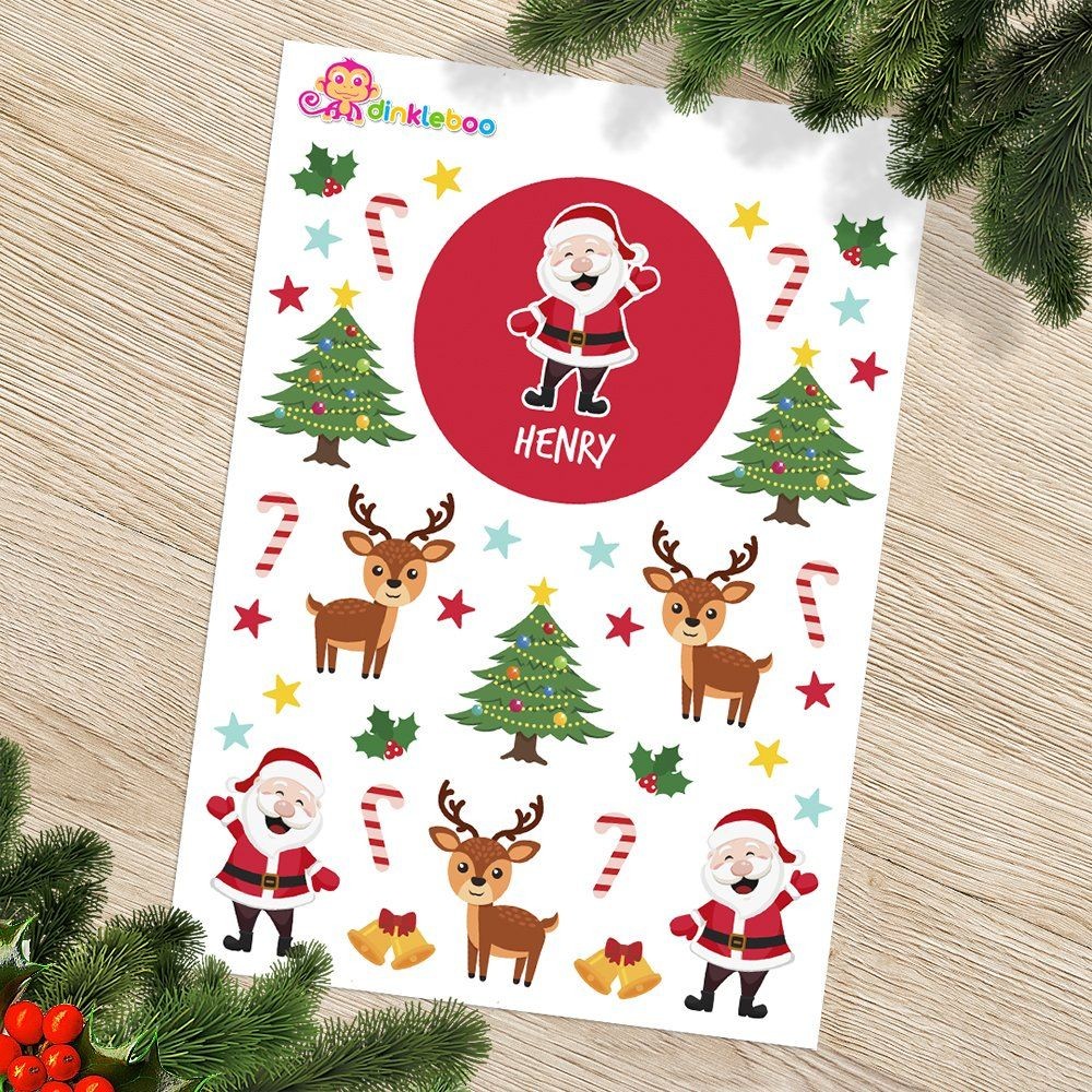 Santa Christmas Sticker Pack - CustomiseMe by Harvey Norman