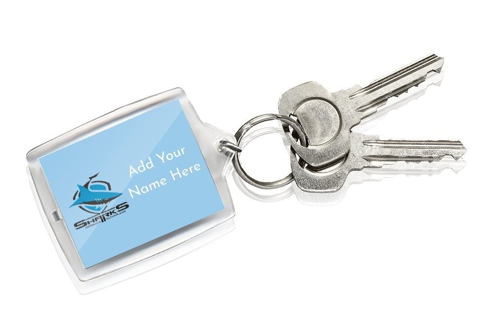 NRL Sharks Keyring - CustomiseMe by Harvey Norman