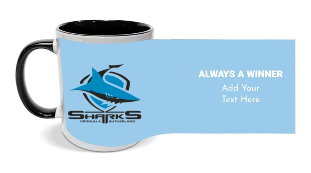 NRL Sharks Mug - CustomiseMe by Harvey Norman