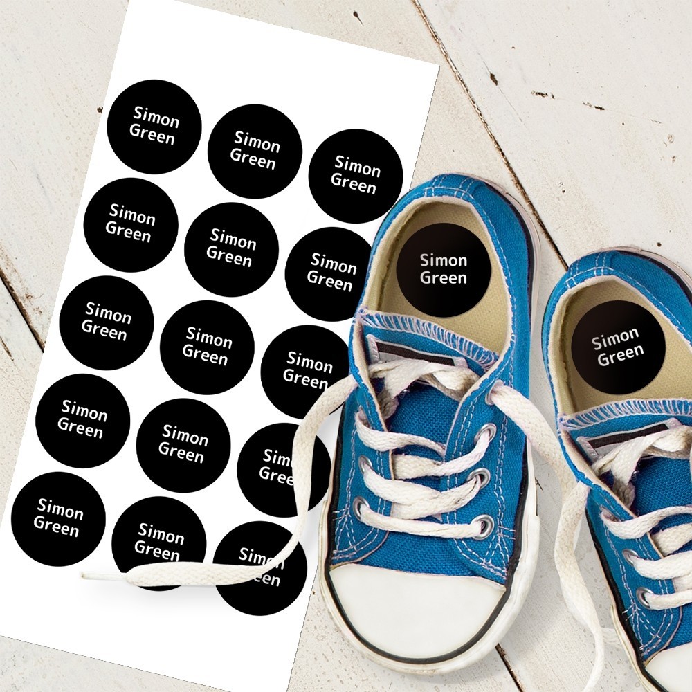 Single Colour Shoe Dot Label - CustomiseMe by Harvey Norman